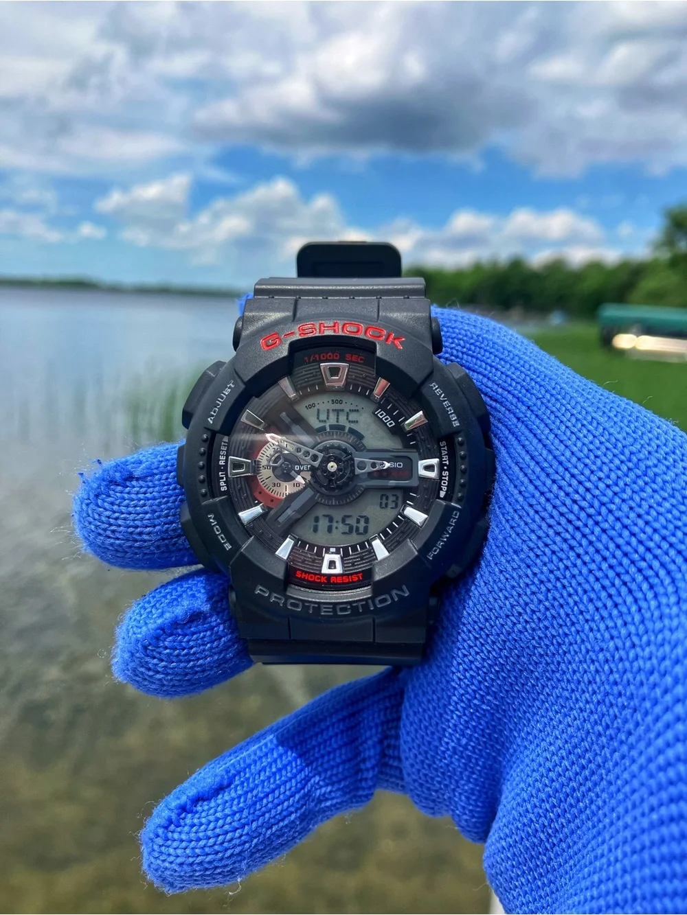 G-Shock | Accessories | Custom G Shock Black And Red Colorway | Poshmark